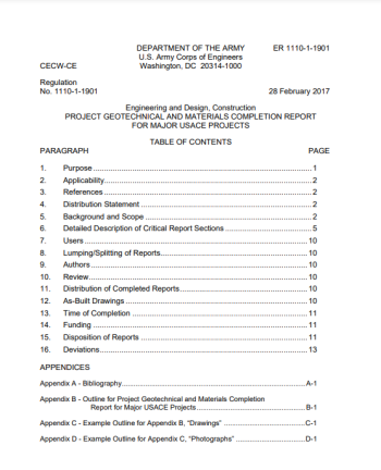 Construction Project Geotechnical and Materials Completion Report for ...