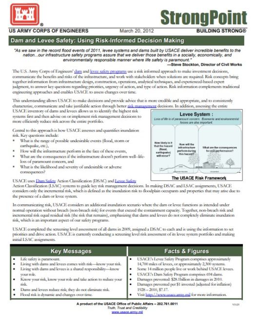 Dam and Levee Safety: Using Risk-Informed Decision Making - ASDSO Dam ...